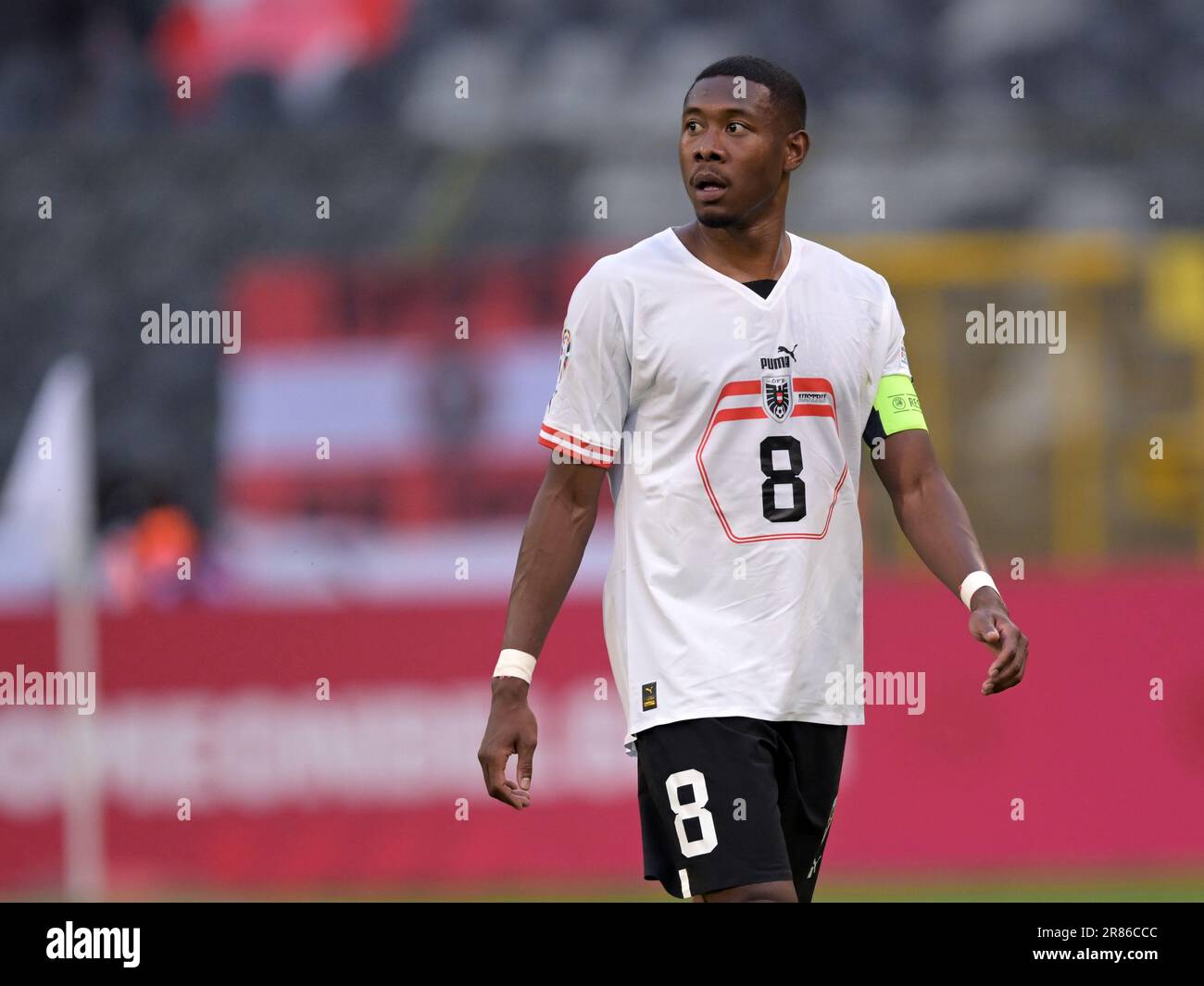 BRUSSELS - David Alaba of Austria during the UEFA EURO 2024 qualifying ...
