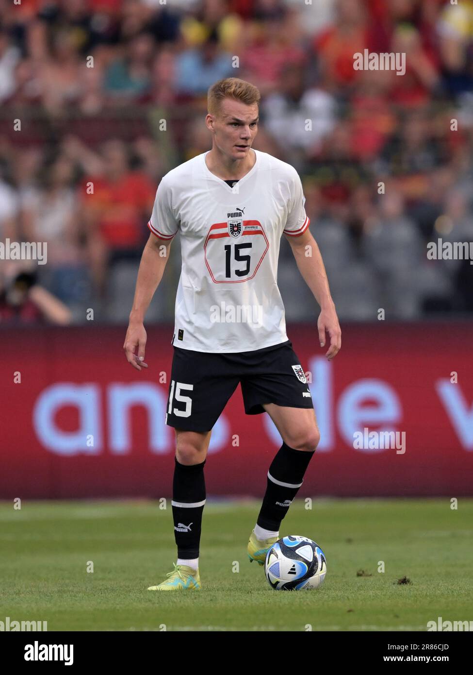 BRUSSELS - Philipp Lienhart of Austria during the UEFA EURO 2024 ...