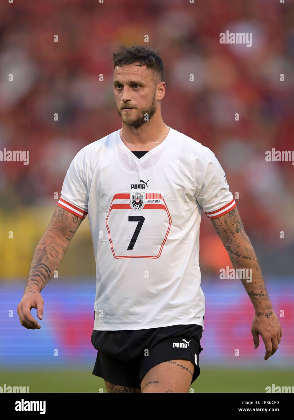BRUSSELS - Marko Arnautovic of Austria during the UEFA EURO 2024 ...