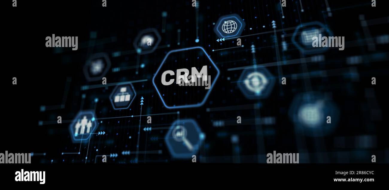 Customer relationship management CRM automation system software ...