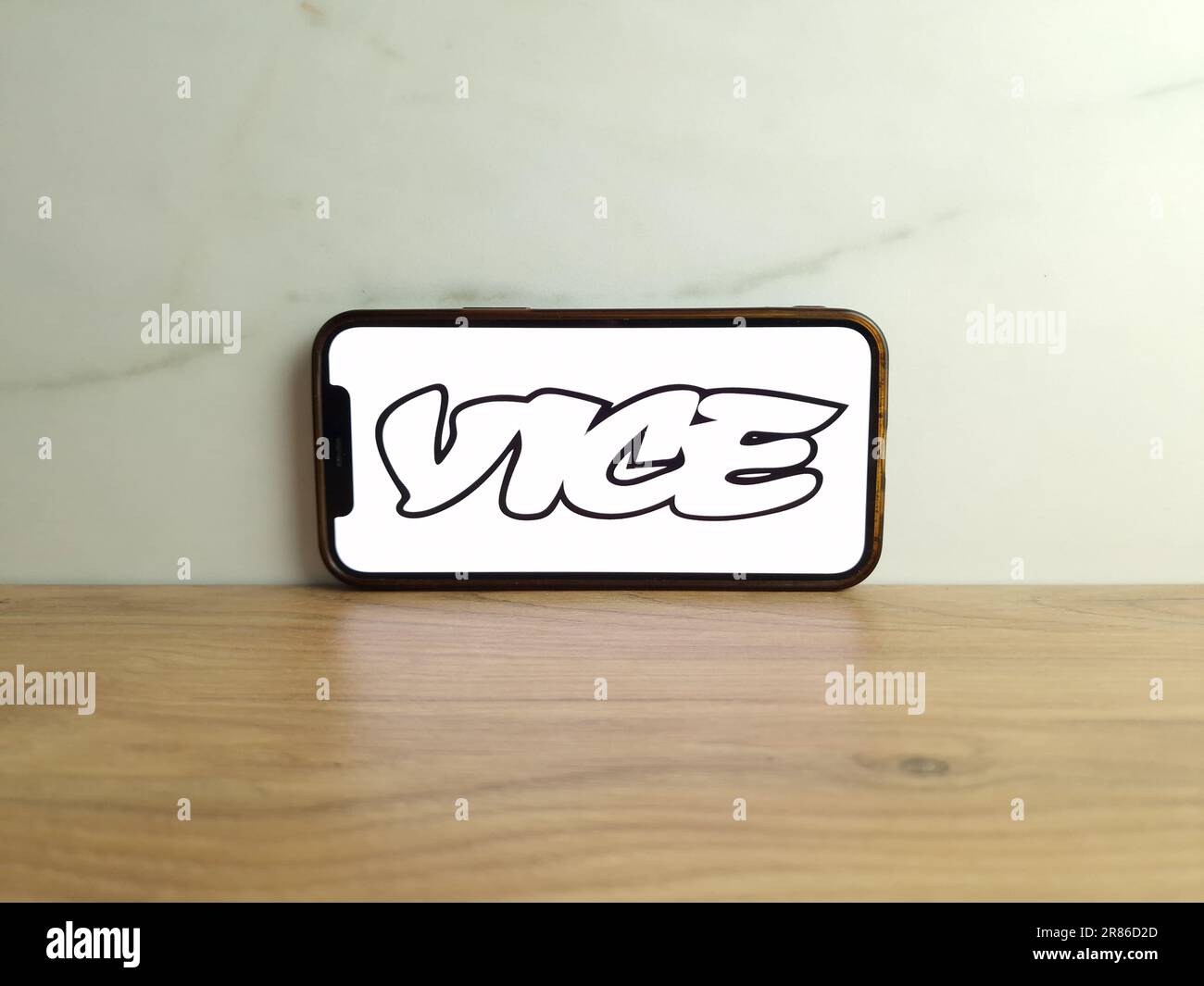 Konskie, Poland - June 17, 2023: Vice News media outlet logo displayed ...