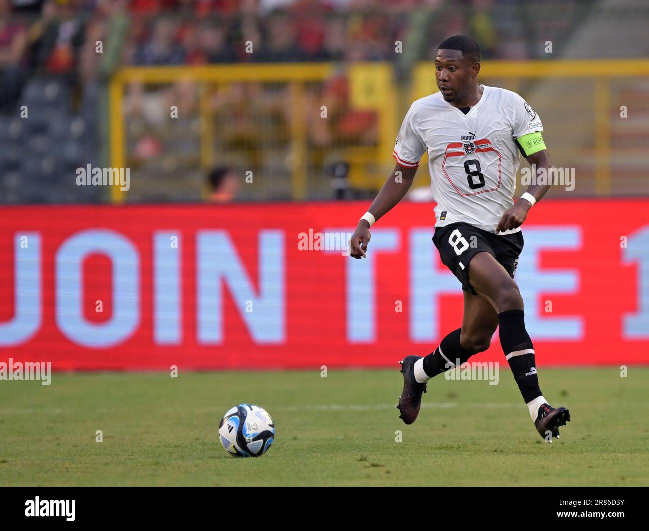 BRUSSELS - David Alaba of Austria during the UEFA EURO 2024 qualifying ...
