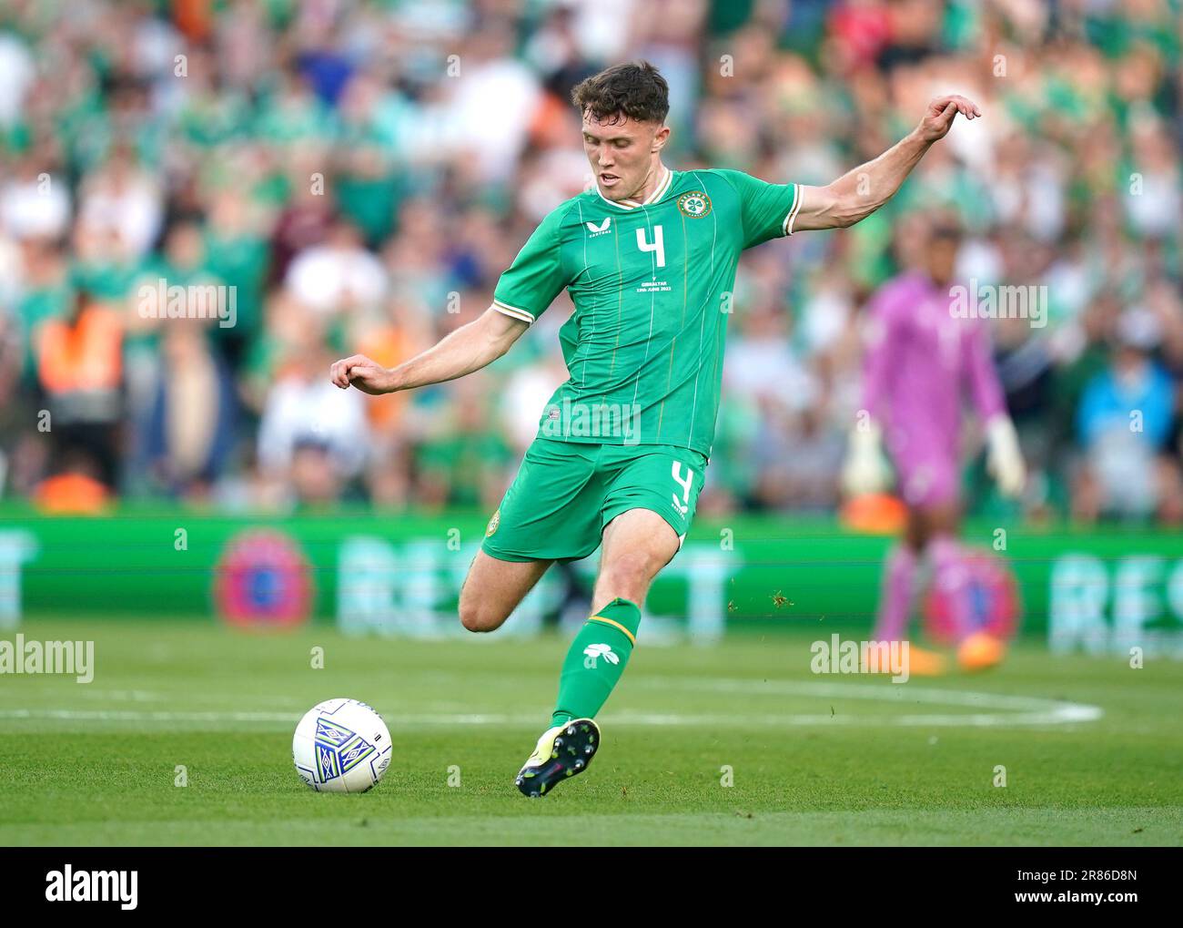 Republic of Ireland's Dara O'Shea in action during the UEFA Euro 2024 ...