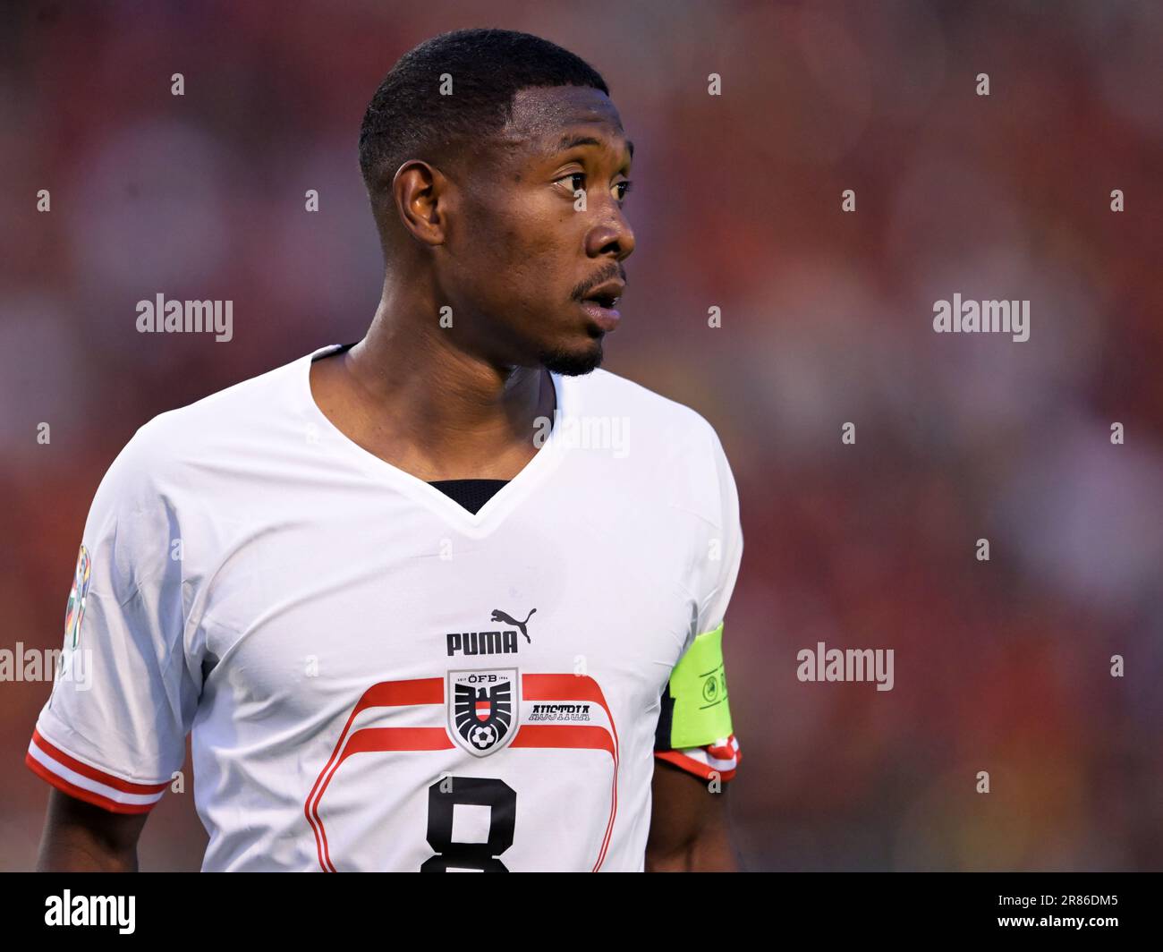 BRUSSELS - David Alaba of Austria during the UEFA EURO 2024 qualifying ...