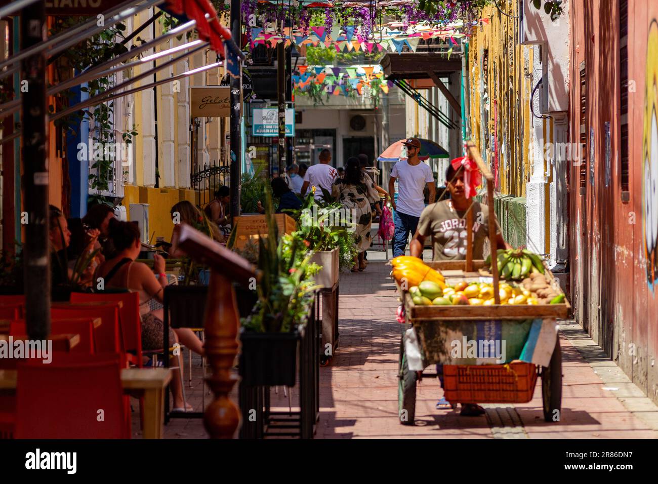 Street of Santa Marta - Colombia - 2023 Stock Photo - Alamy