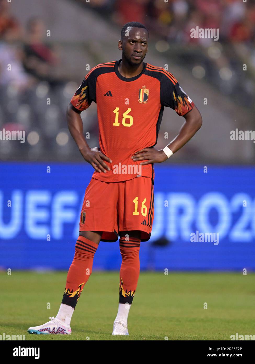 BRUSSELS - Dodi Lukebakio of Belgium during the UEFA EURO 2024 ...