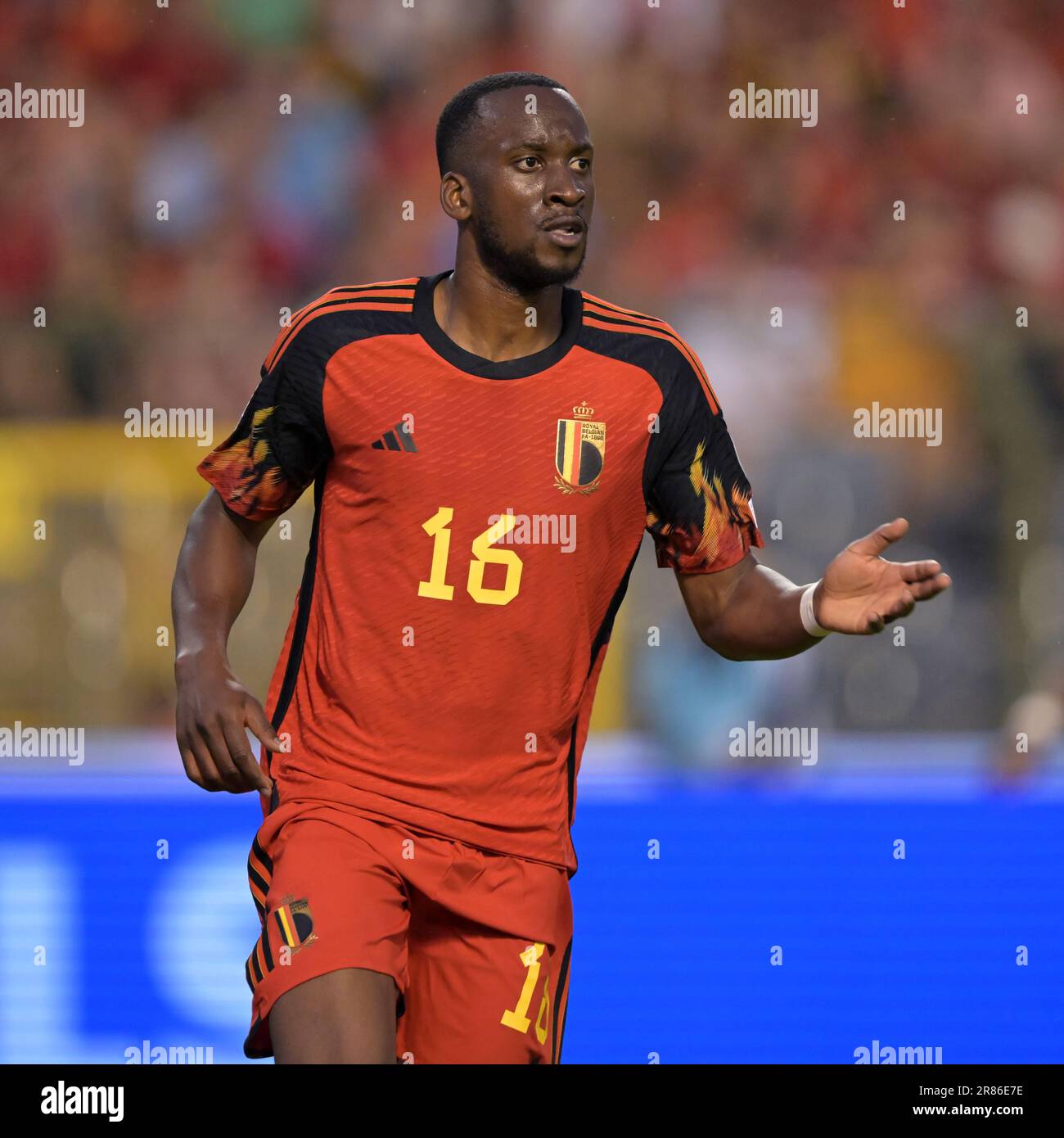 BRUSSELS - Dodi Lukebakio of Belgium during the UEFA EURO 2024 ...