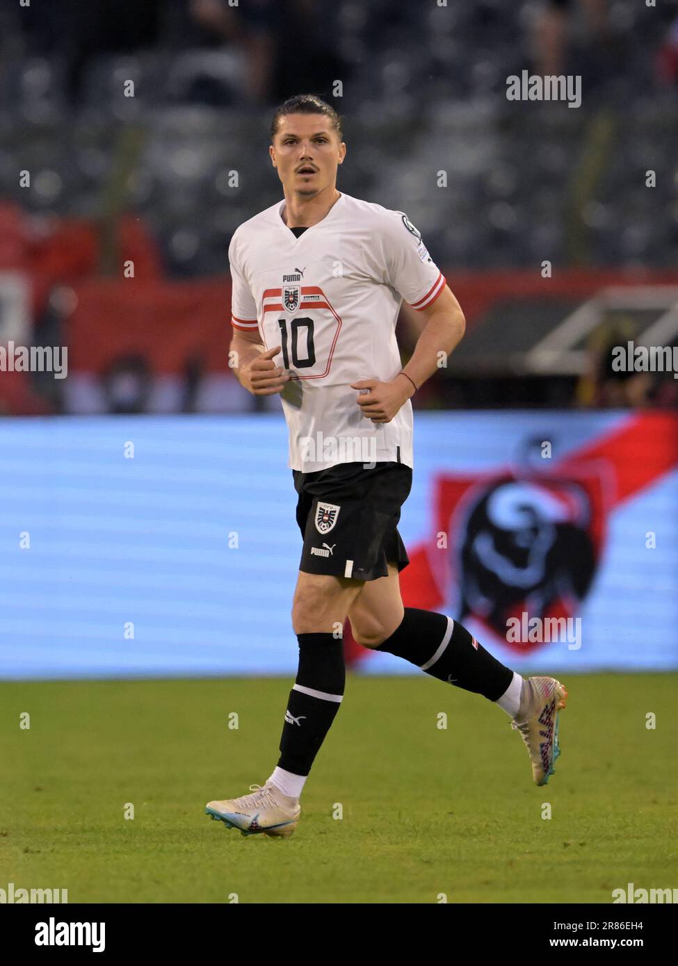 BRUSSELS - Marcel Sabitzer of Austria during the UEFA EURO 2024 ...