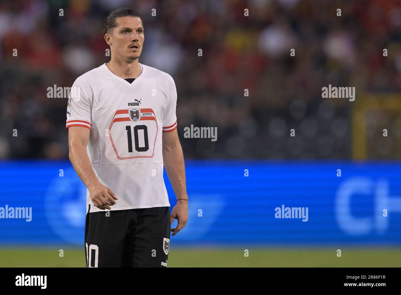 BRUSSELS - Marcel Sabitzer of Austria during the UEFA EURO 2024 ...