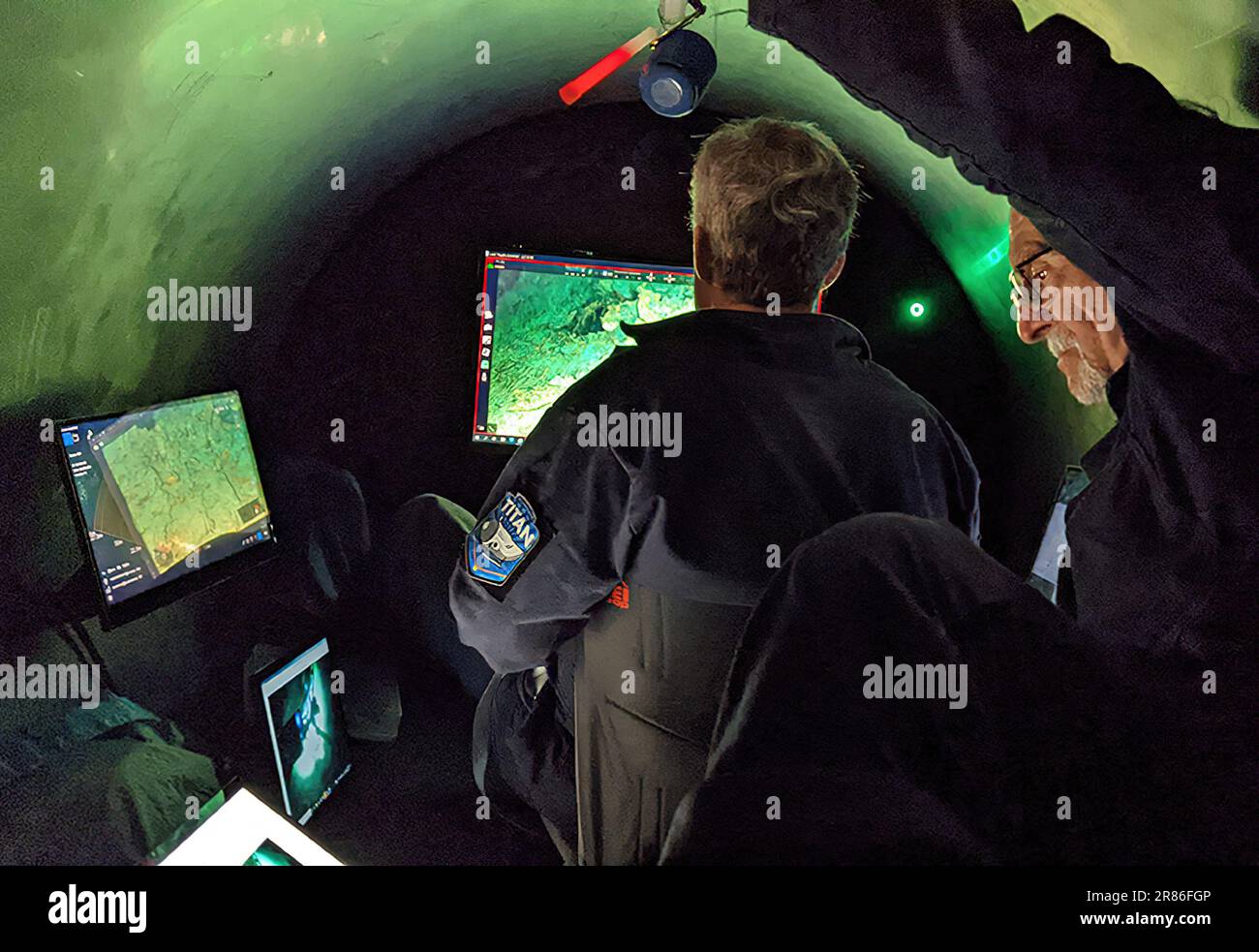 The Oceangate submersible "Titan". The United States Coast Guard is ...