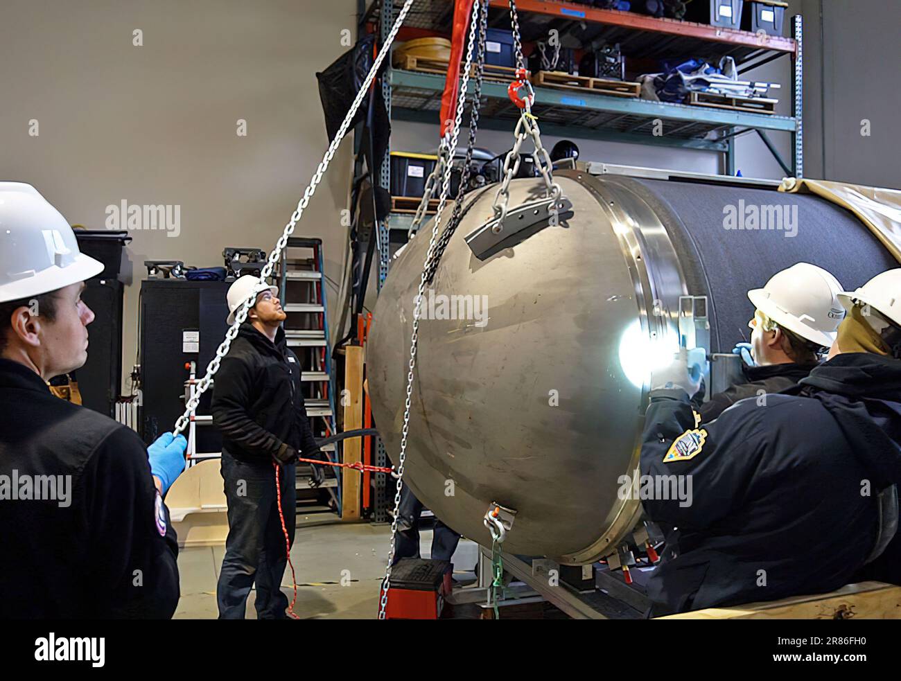The Oceangate submersible "Titan". The United States Coast Guard is ...