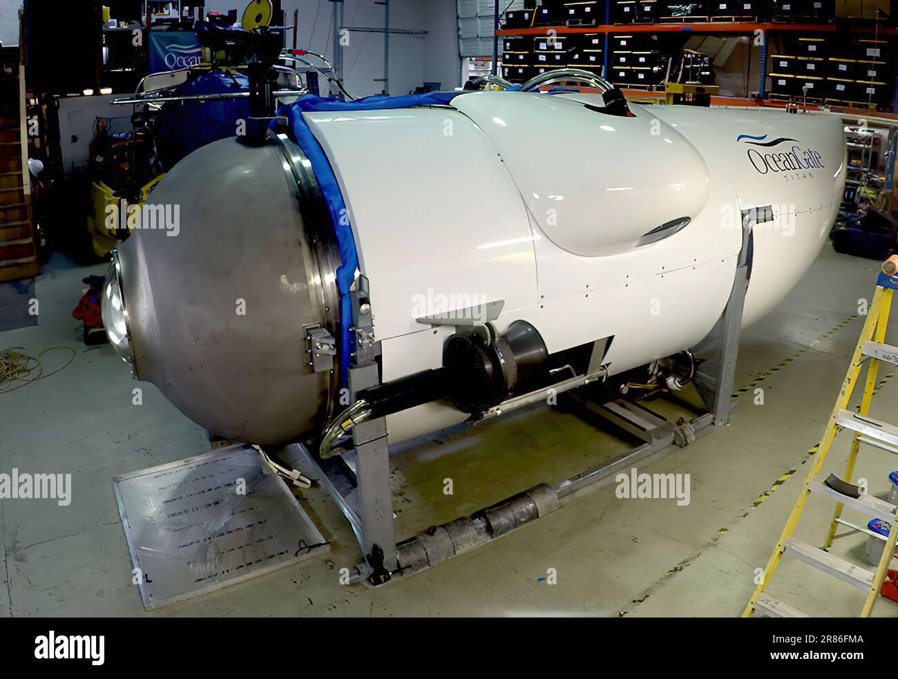 The Oceangate submersible "Titan". The United States Coast Guard is ...