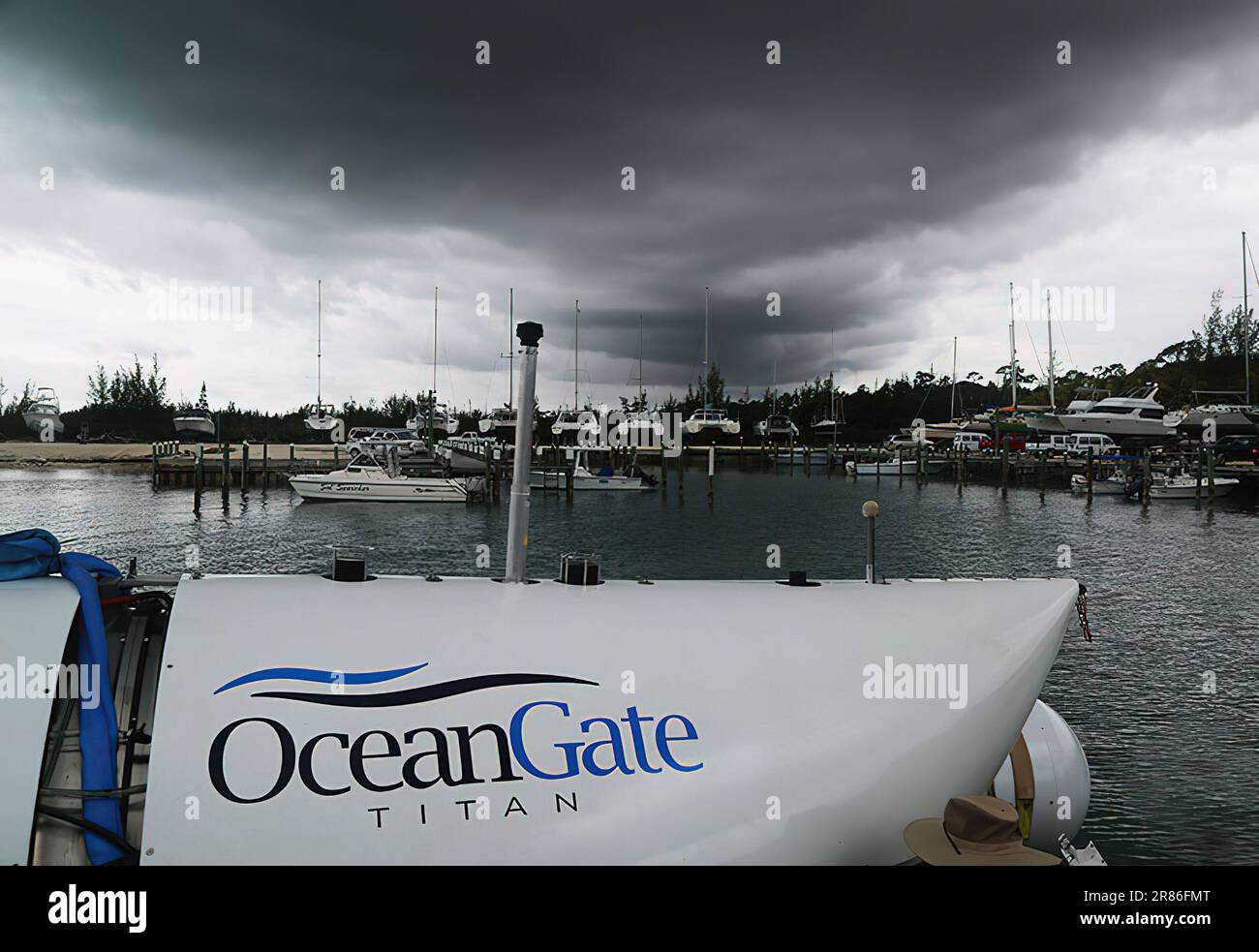 The Oceangate submersible "Titan". The United States Coast Guard is ...