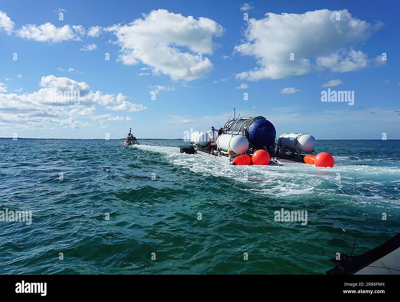 The Oceangate submersible "Titan". The United States Coast Guard is ...