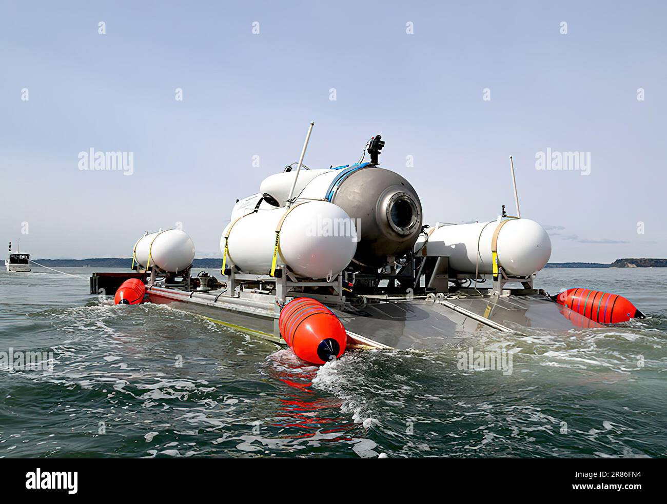 The Oceangate submersible "Titan". The United States Coast Guard is ...