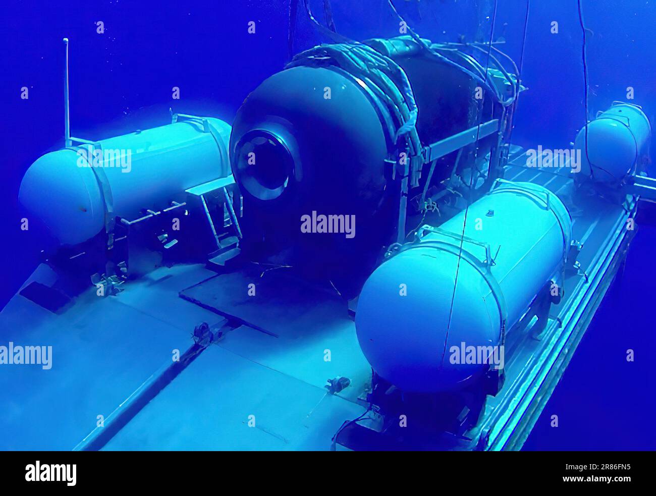 The Oceangate submersible "Titan". The United States Coast Guard is ...