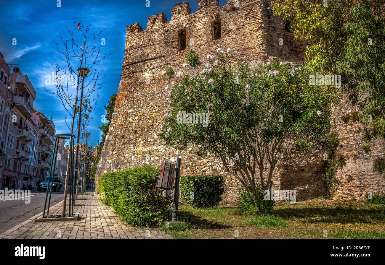 Old castle and venetian tower in Durres city, Albania Stock Photo - Alamy