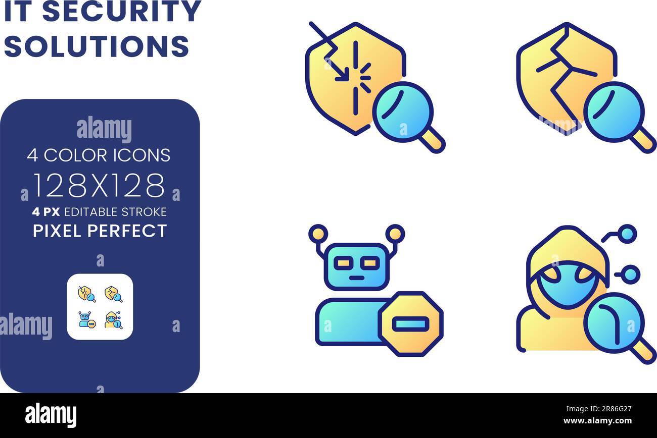 Cybersecurity solutions Stock Vector Images - Alamy