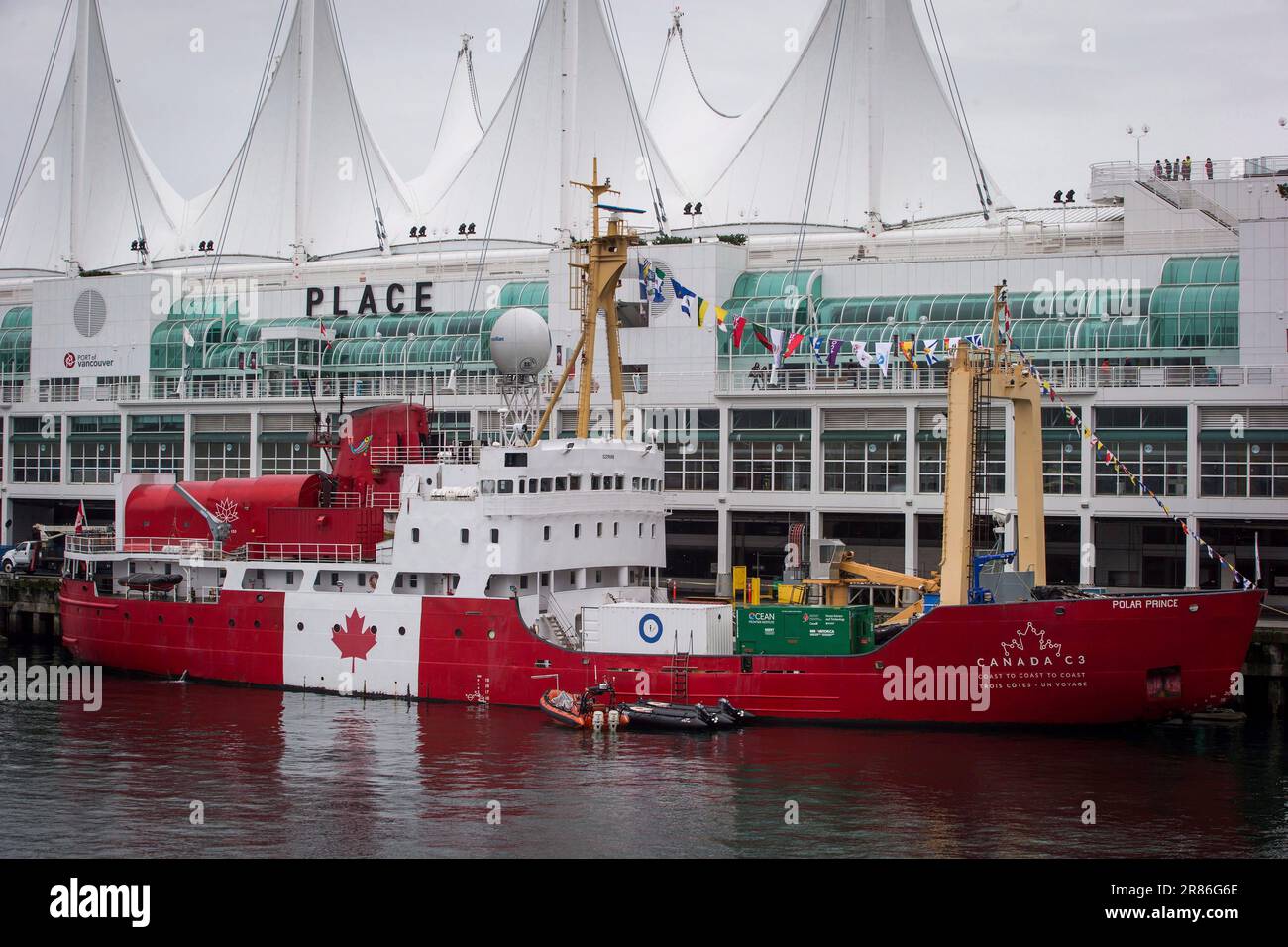 The Polar Prince ship is seen while moored in Vancouver, British ...