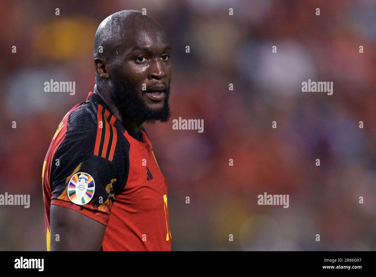 BRUSSELS - Romelu Lukaku of Belgium during the UEFA EURO 2024 ...