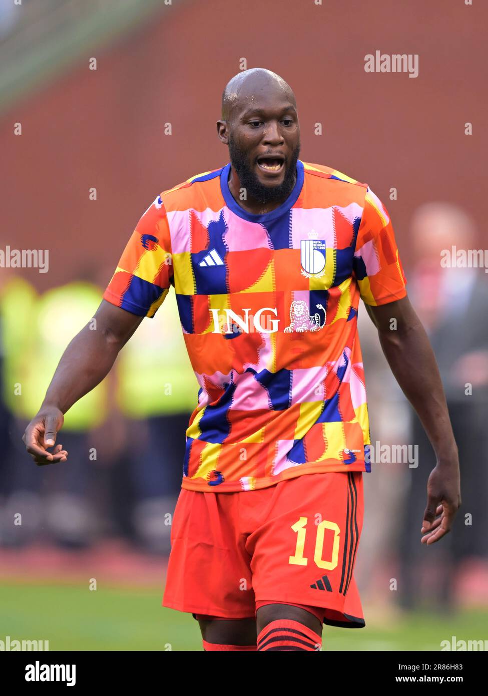 BRUSSELS - Romelu Lukaku of Belgium during the UEFA EURO 2024 ...