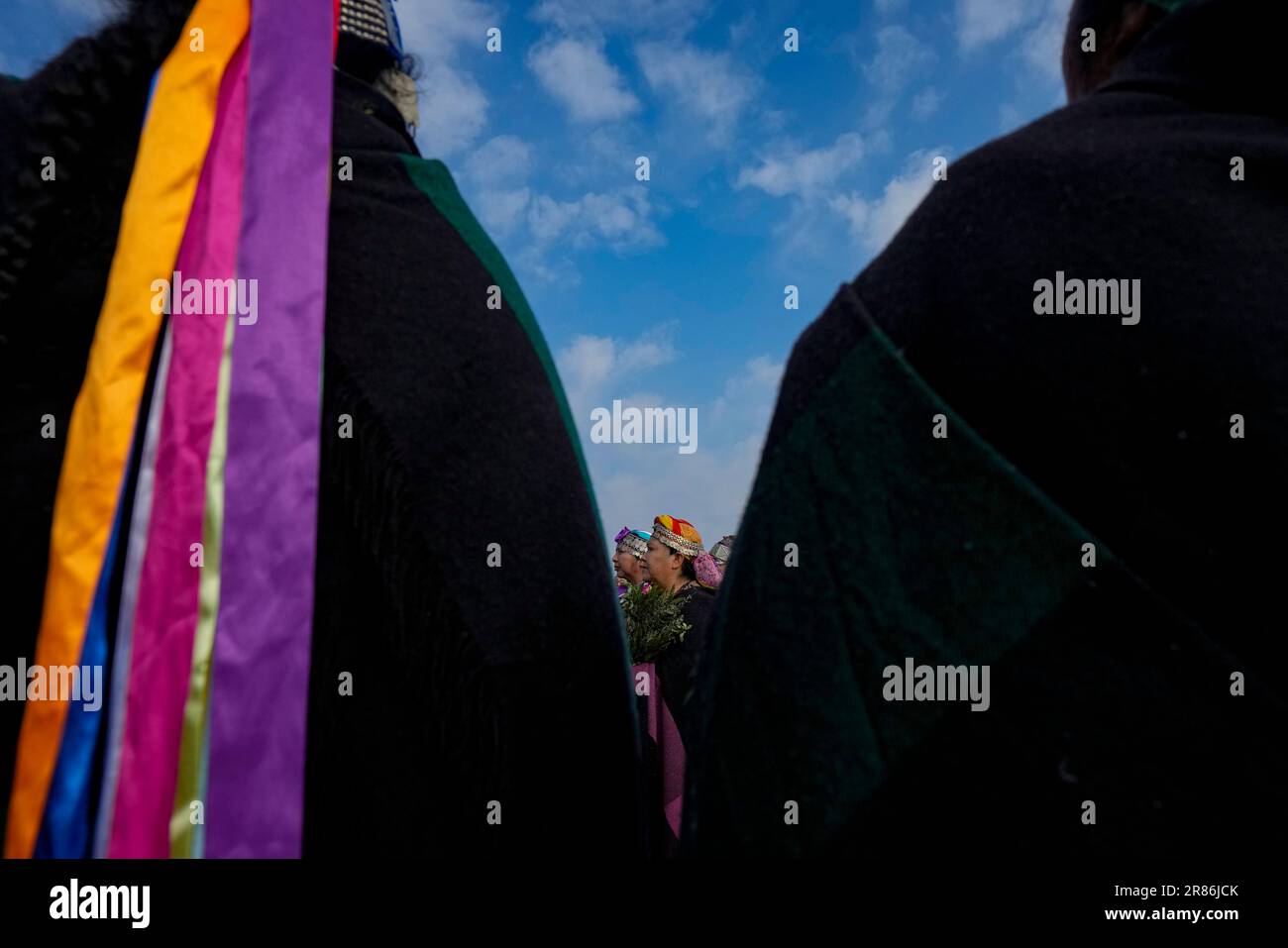 Mapuche Indigenous people commemorate the National Day of Indigenous ...