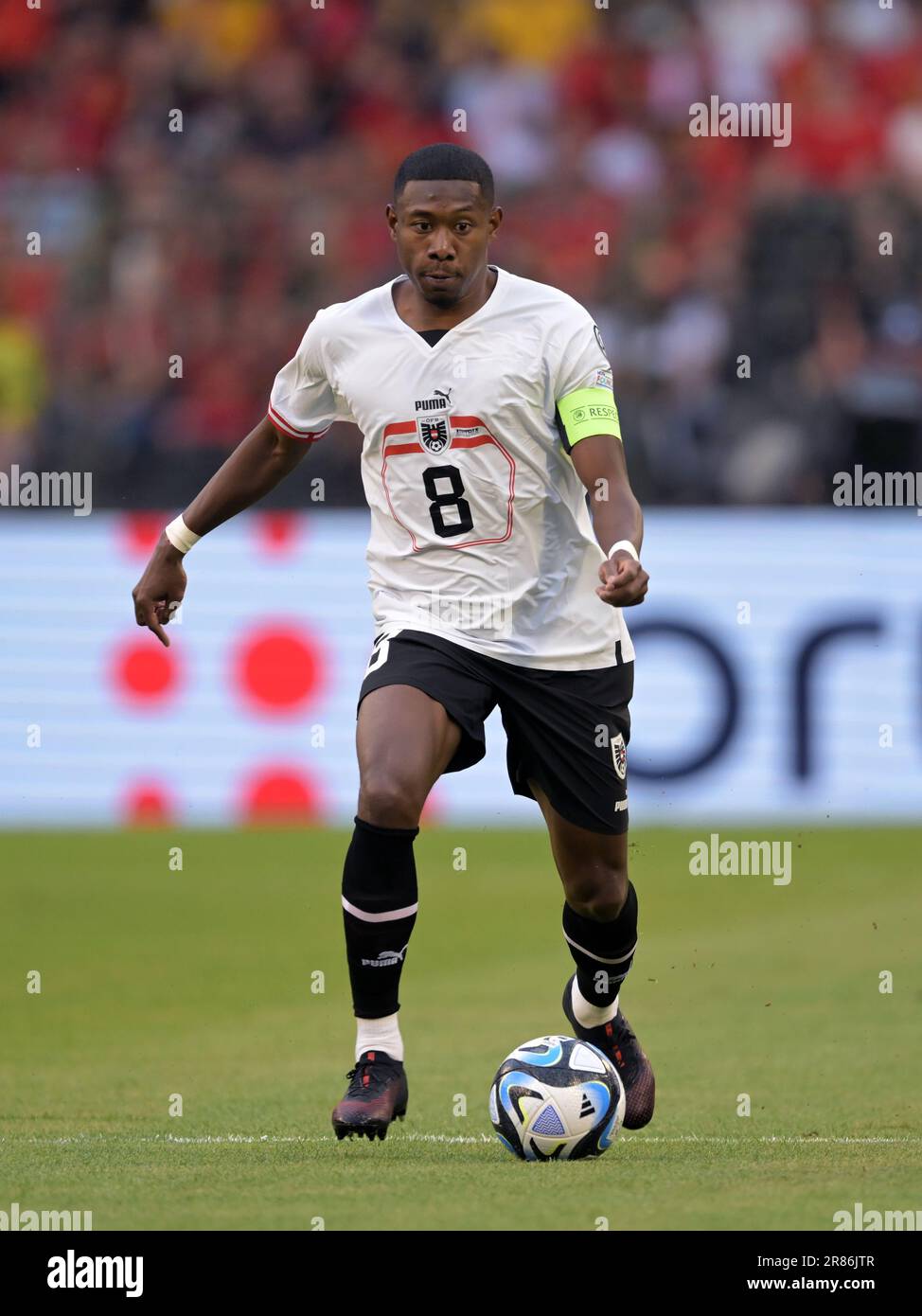 BRUSSELS - David Alaba of Austria during the UEFA EURO 2024 qualifying ...