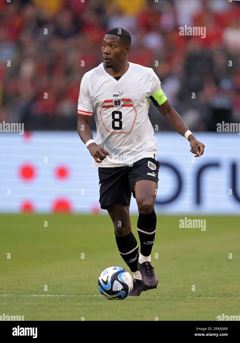 BRUSSELS - David Alaba of Austria during the UEFA EURO 2024 qualifying ...