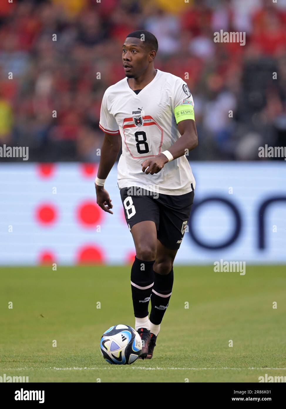 BRUSSELS - David Alaba of Austria during the UEFA EURO 2024 qualifying ...