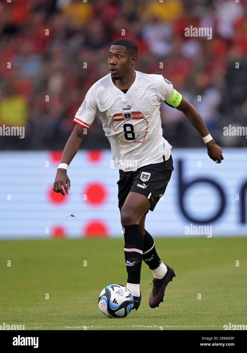 BRUSSELS - David Alaba of Austria during the UEFA EURO 2024 qualifying ...