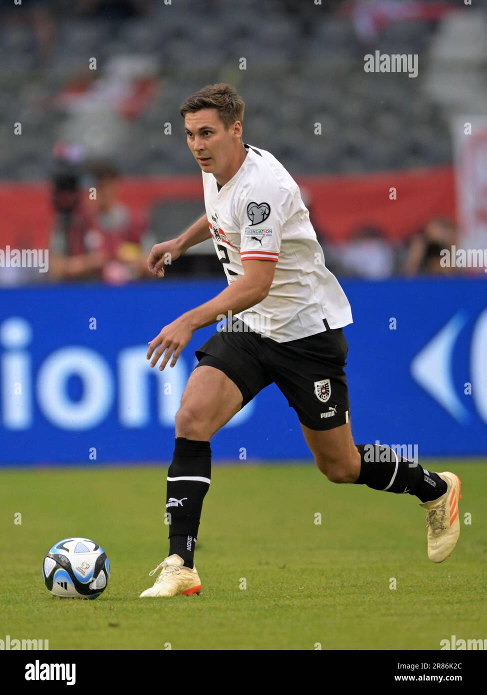 BRUSSELS - Maximilian Wober of Austria during the UEFA EURO 2024 ...