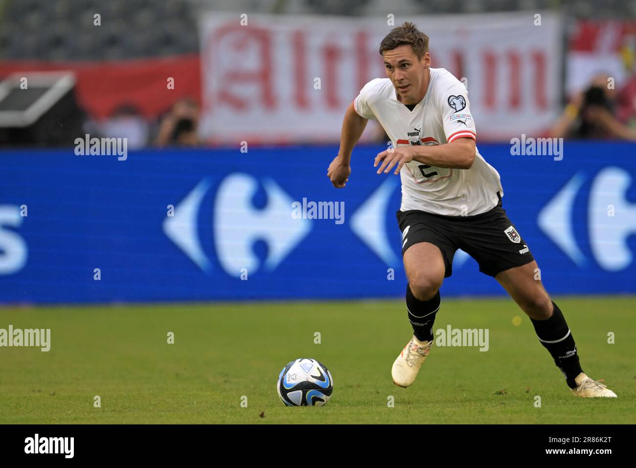 BRUSSELS - Maximilian Wober of Austria during the UEFA EURO 2024 ...