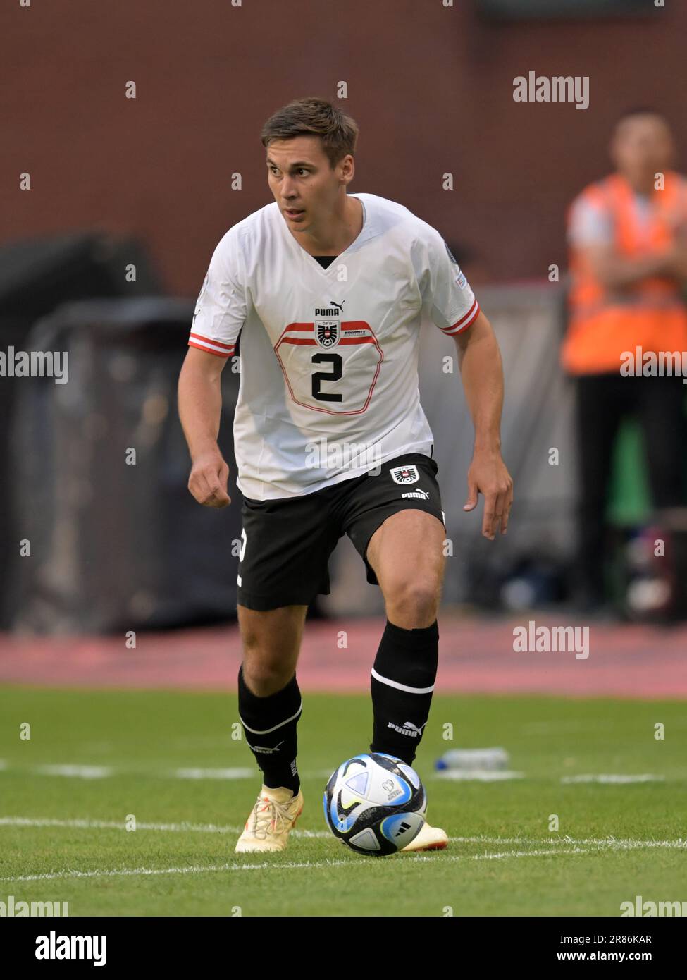 BRUSSELS - Maximilian Wober of Austria during the UEFA EURO 2024 ...