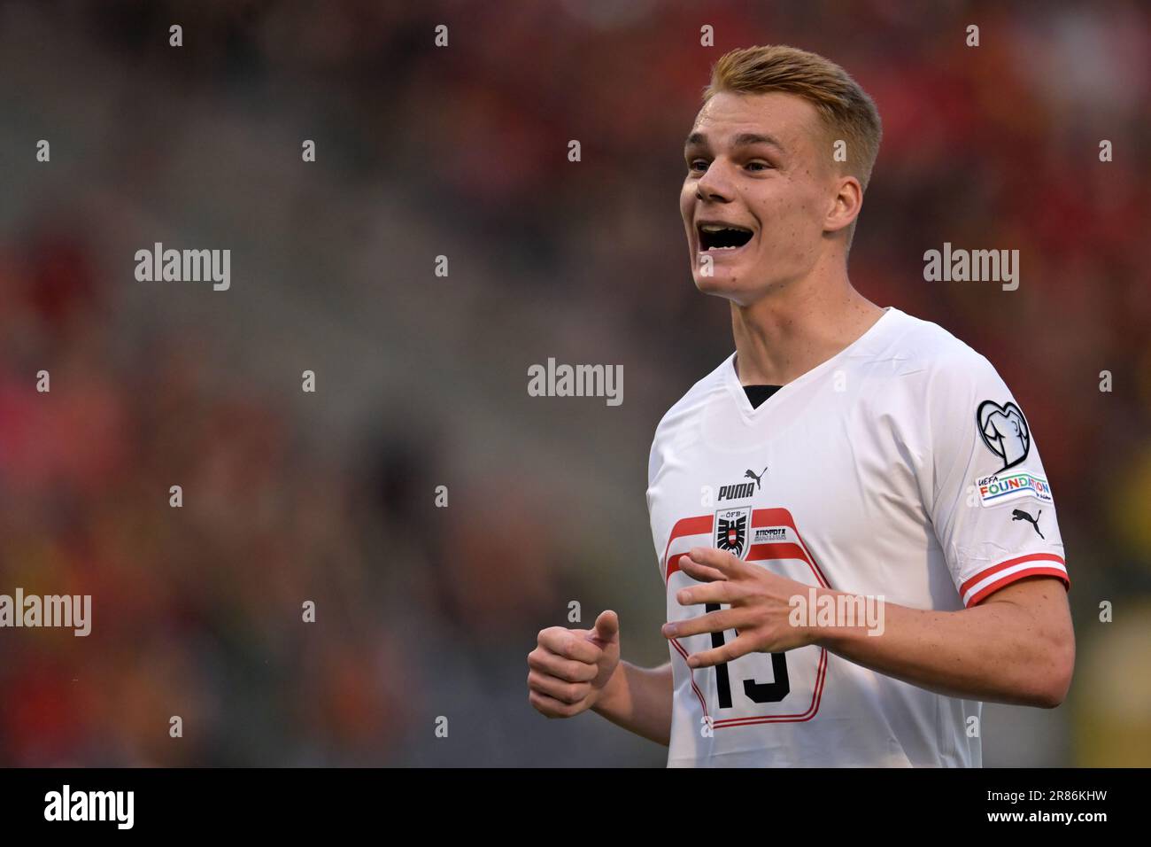 BRUSSELS - Philipp Lienhart of Austria during the UEFA EURO 2024 ...