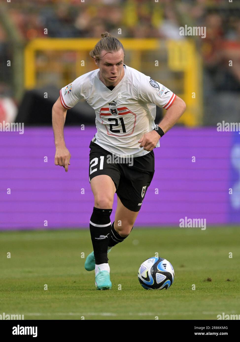 BRUSSELS - Patrick Wimmer of Austria during the UEFA EURO 2024 ...