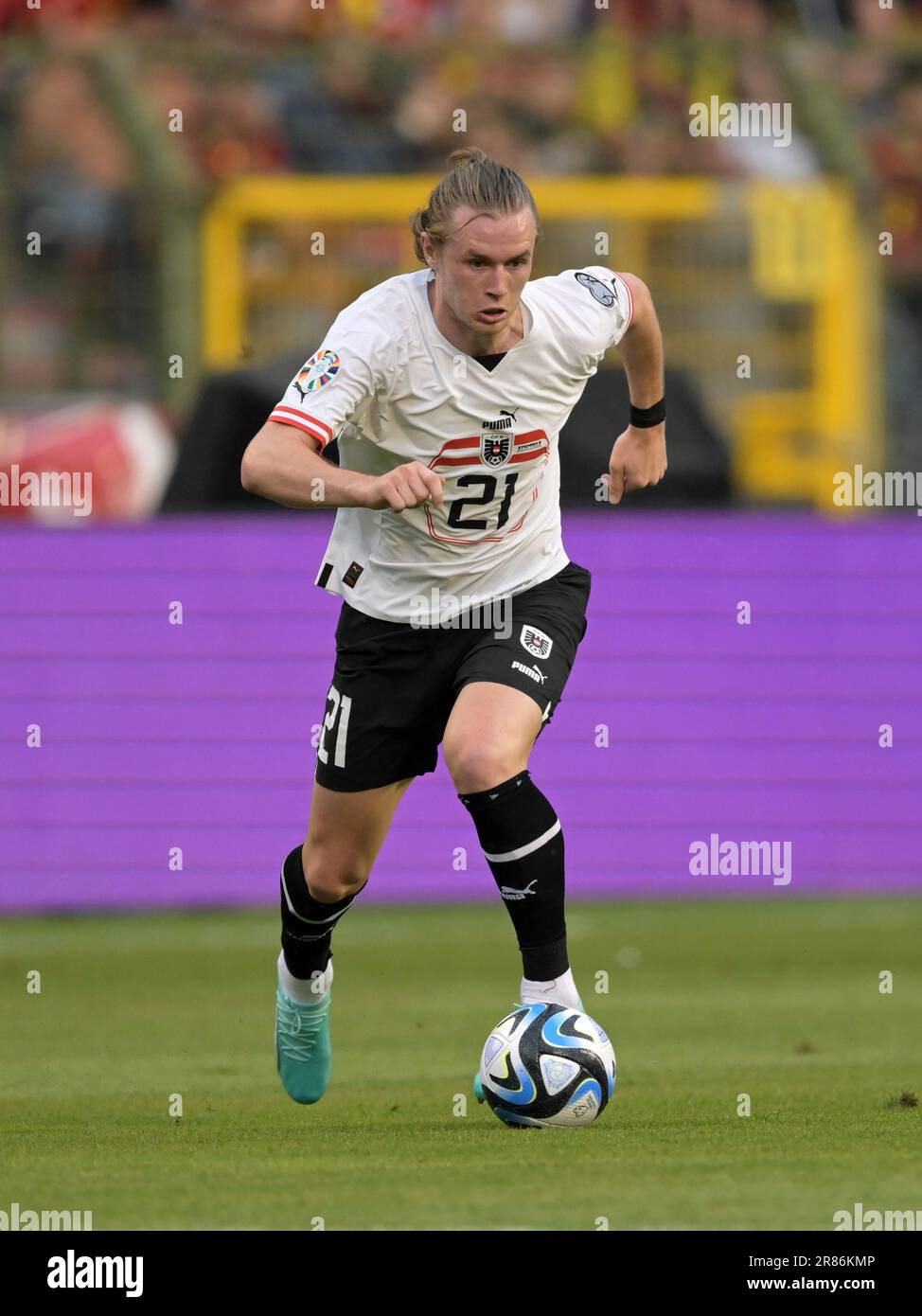 BRUSSELS - Patrick Wimmer of Austria during the UEFA EURO 2024 ...