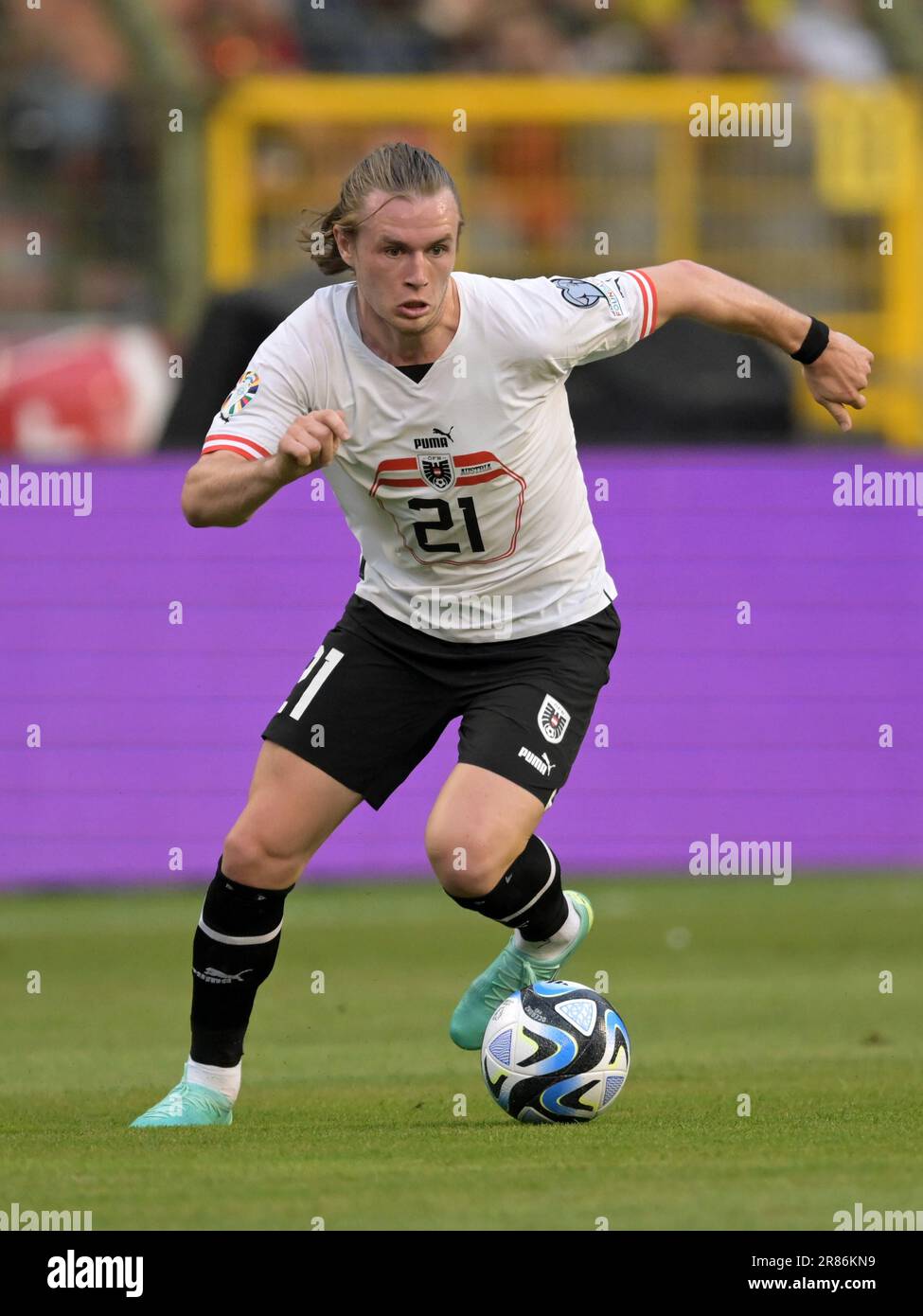 BRUSSELS - Patrick Wimmer of Austria during the UEFA EURO 2024 ...