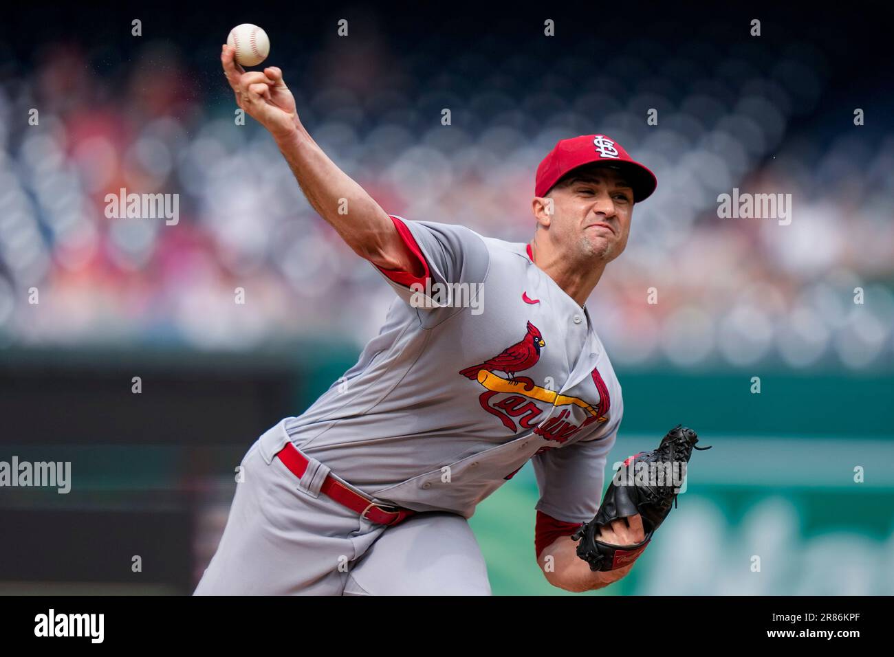 St. Louis Cardinals starting pitcher Jack Flaherty throws during the ...