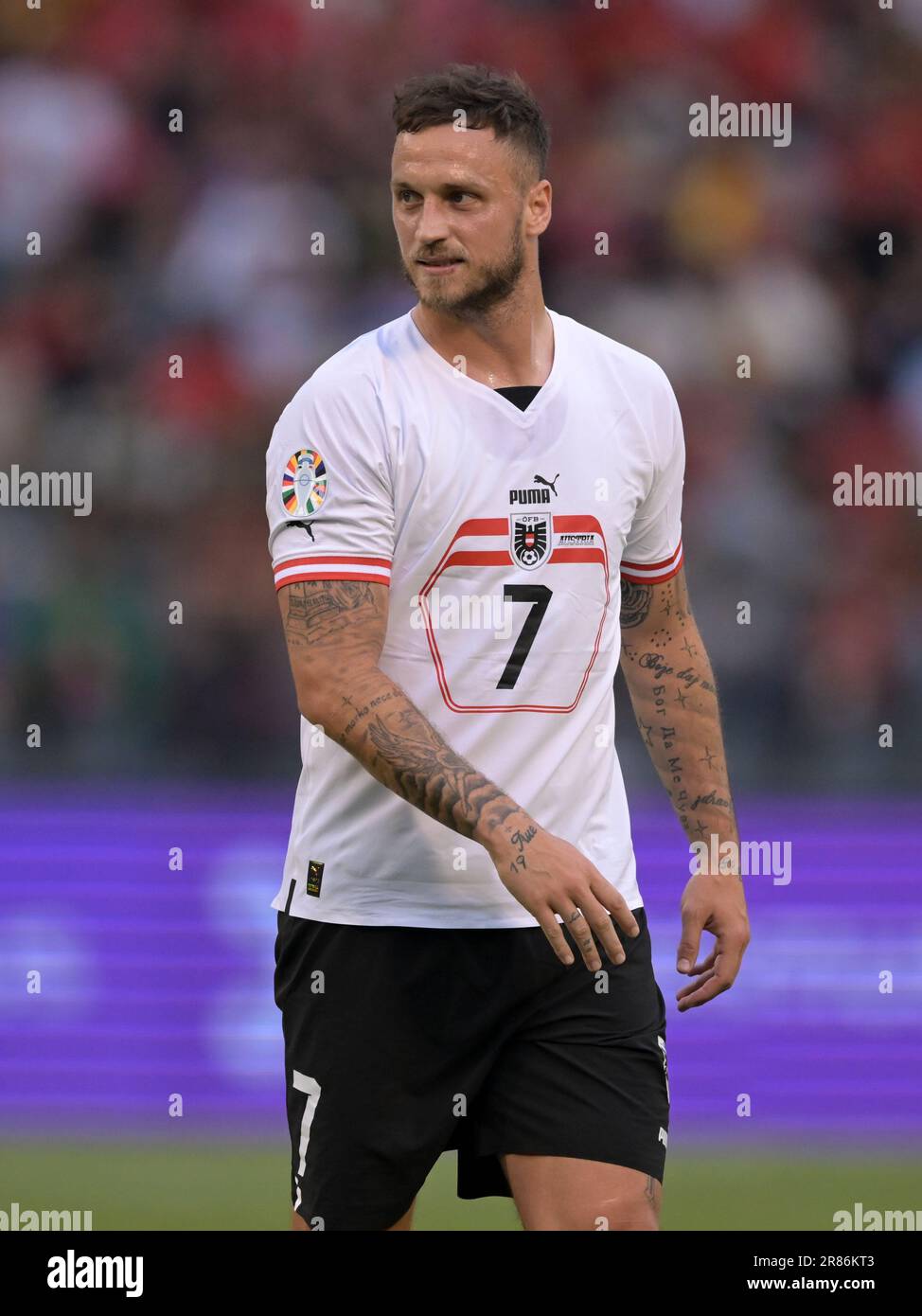 BRUSSELS - Marko Arnautovic of Austria during the UEFA EURO 2024 ...