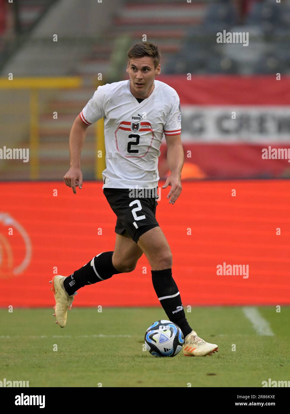BRUSSELS - Maximilian Wober of Austria during the UEFA EURO 2024 ...