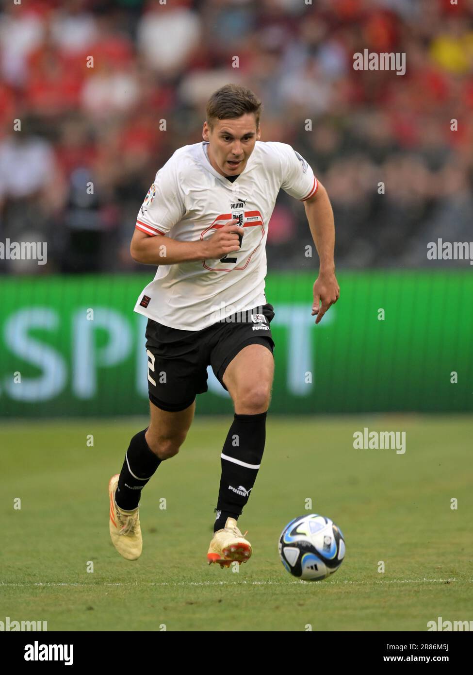 BRUSSELS - Maximilian Wober of Austria during the UEFA EURO 2024 ...