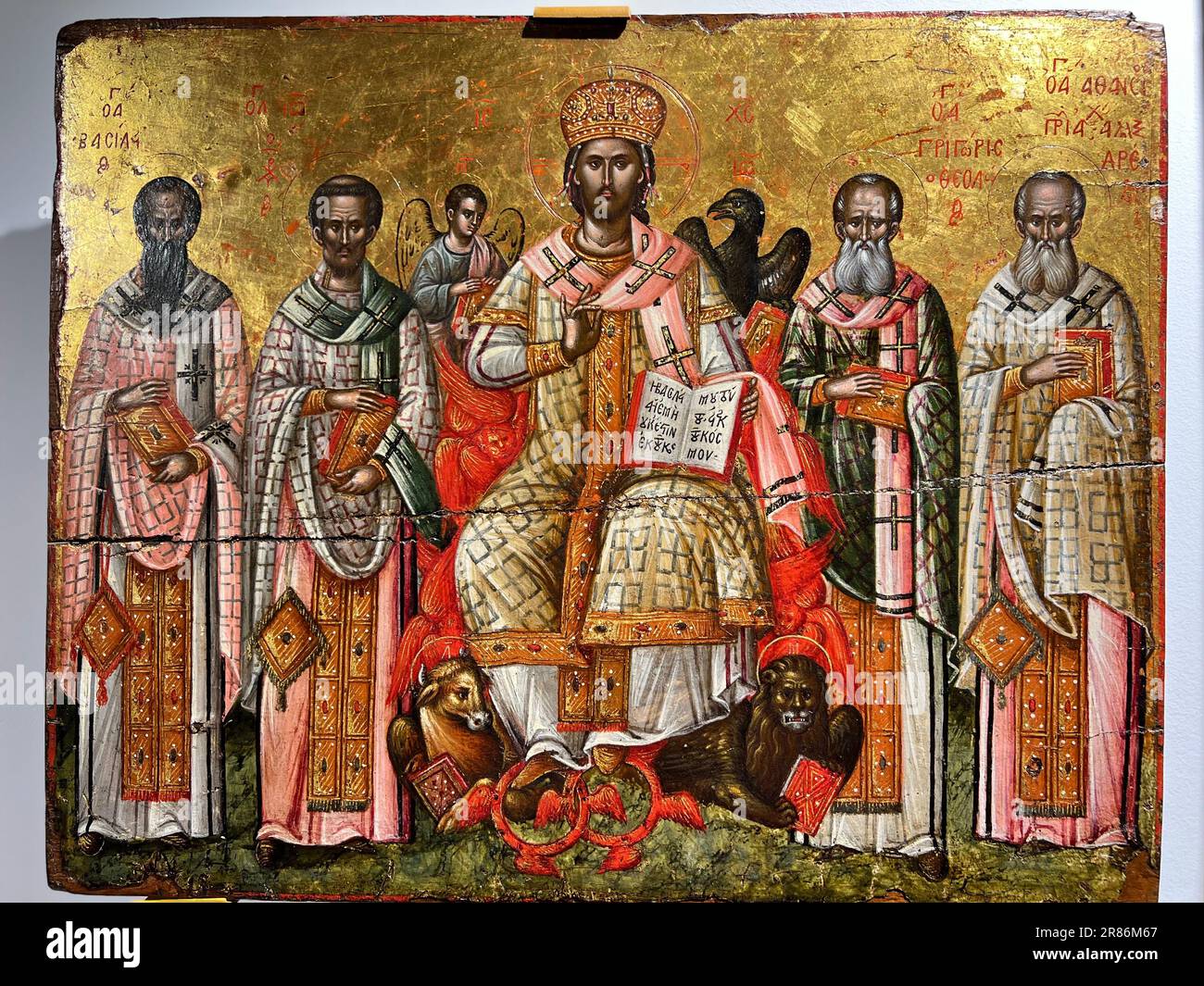 Exhibits of National Art Museum, of Medieval Art , Gothic style hall ...