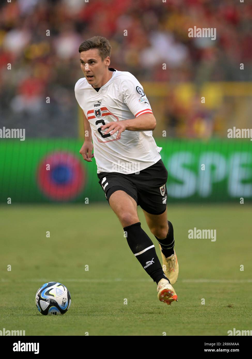BRUSSELS - Maximilian Wober of Austria during the UEFA EURO 2024 ...