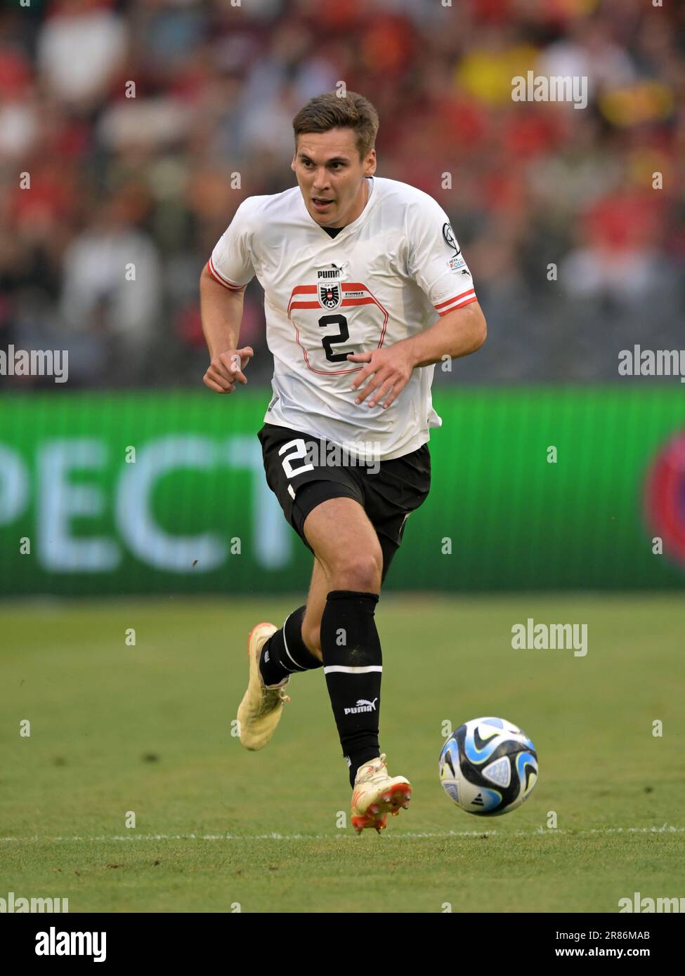 BRUSSELS - Maximilian Wober of Austria during the UEFA EURO 2024 ...