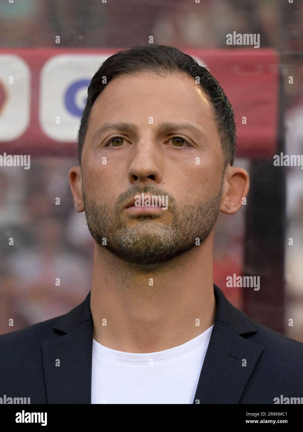 BRUSSELS - Belgium trainer coach Domenico Tedesco during the UEFA EURO ...