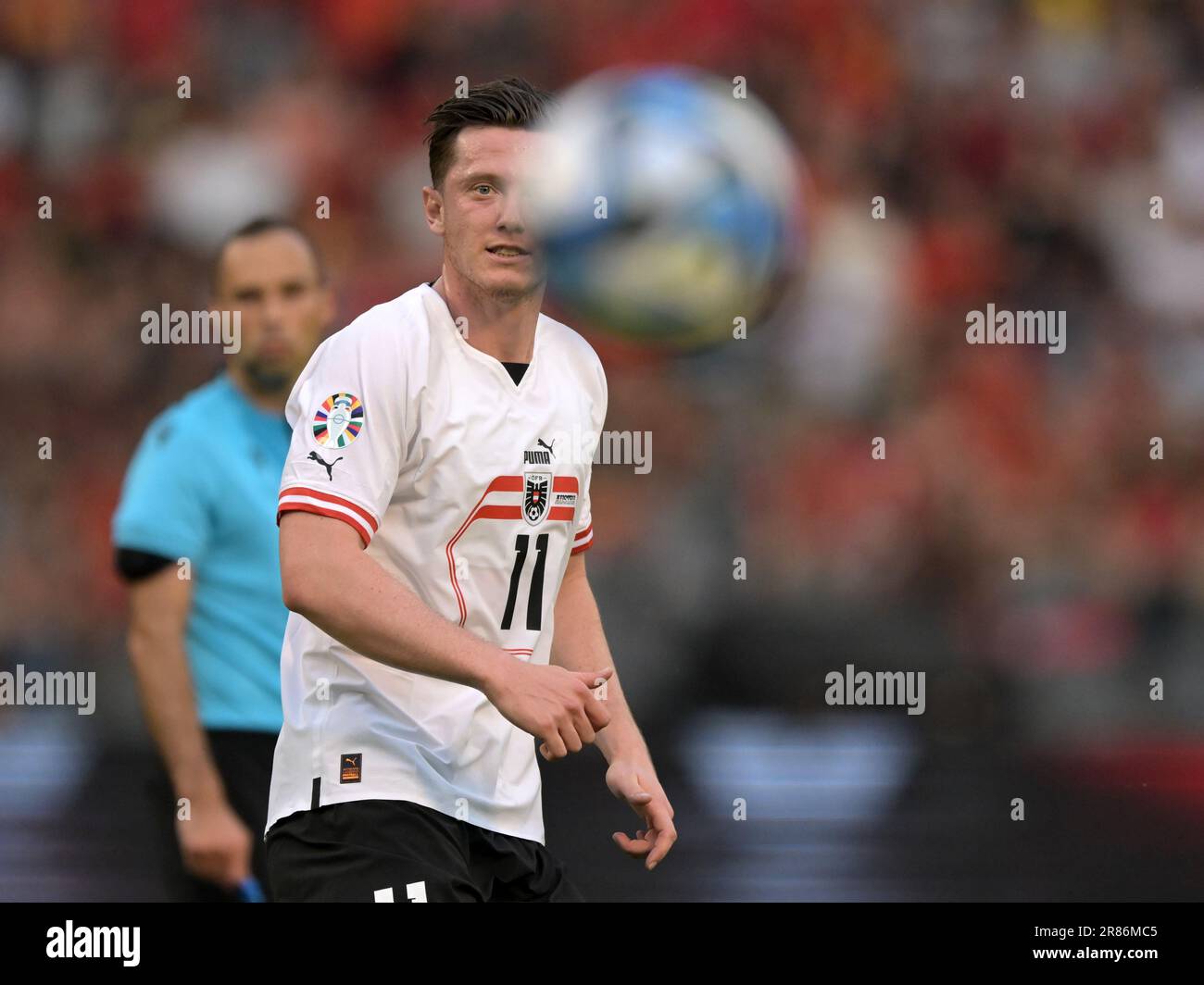 BRUSSELS - Michael Gregoritsch of Austria during the UEFA EURO 2024 ...