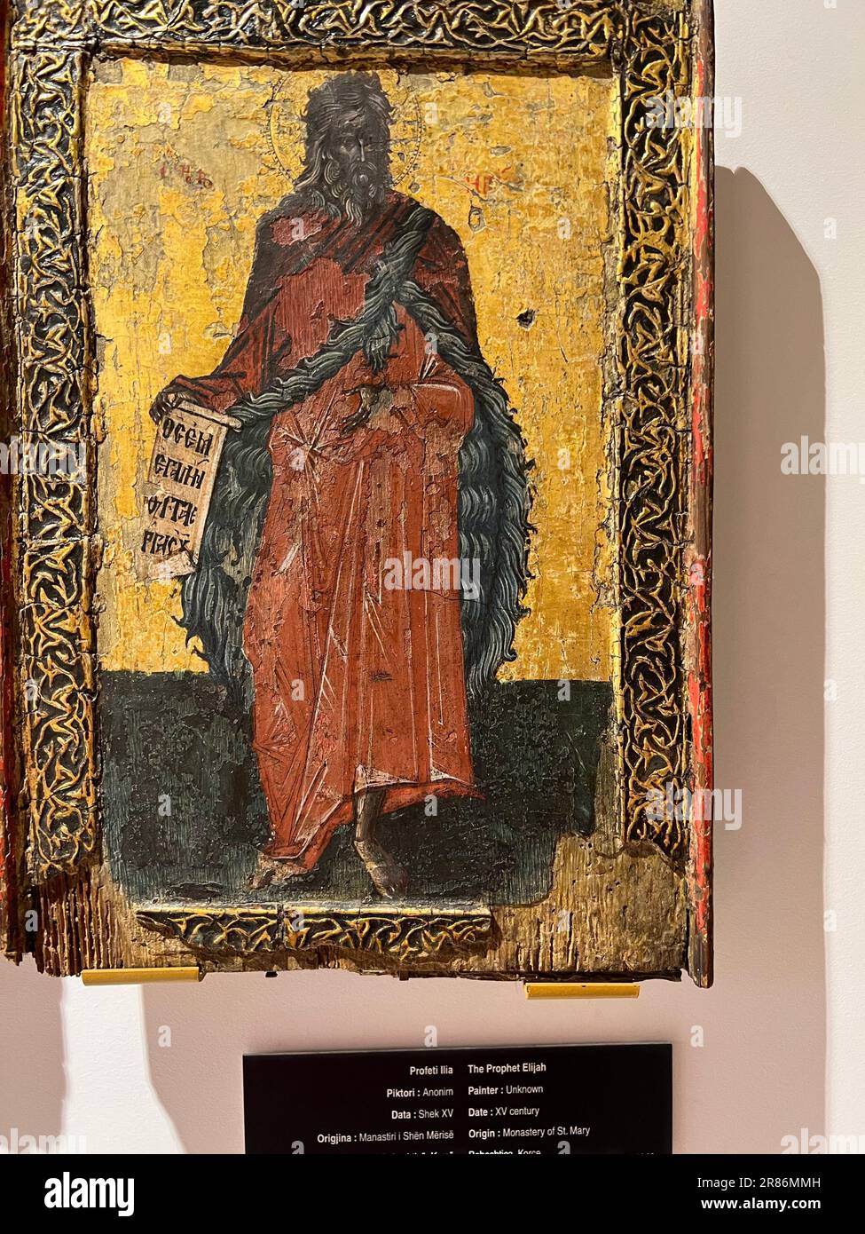 Exhibits of National Art Museum, of Medieval Art , Gothic style hall ...