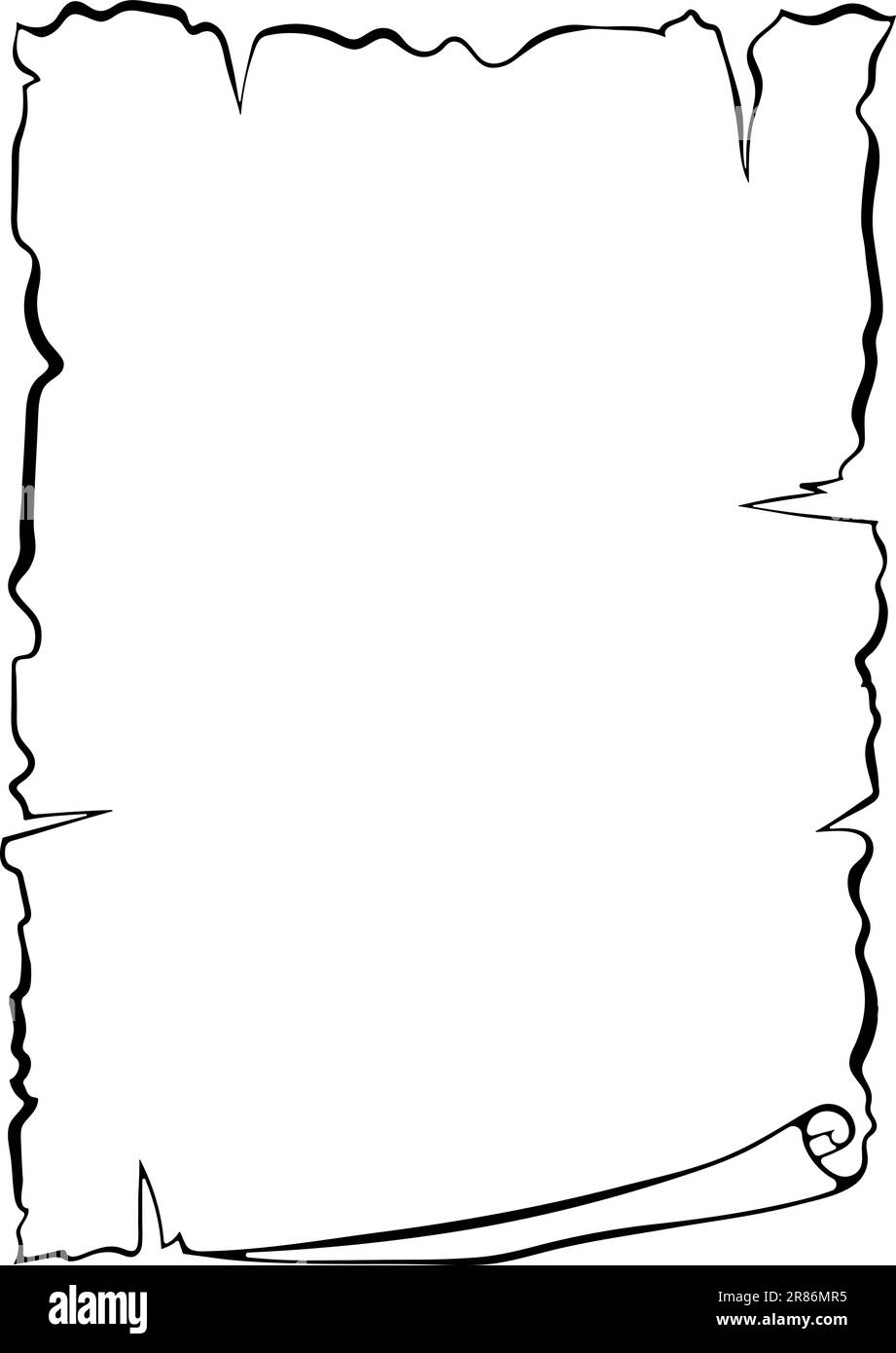 Simple black vertical scroll hi-res stock photography and images - Alamy