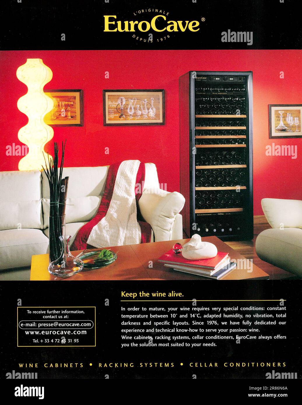 Eurocave wine cabinets hi-res stock photography and images - Alamy