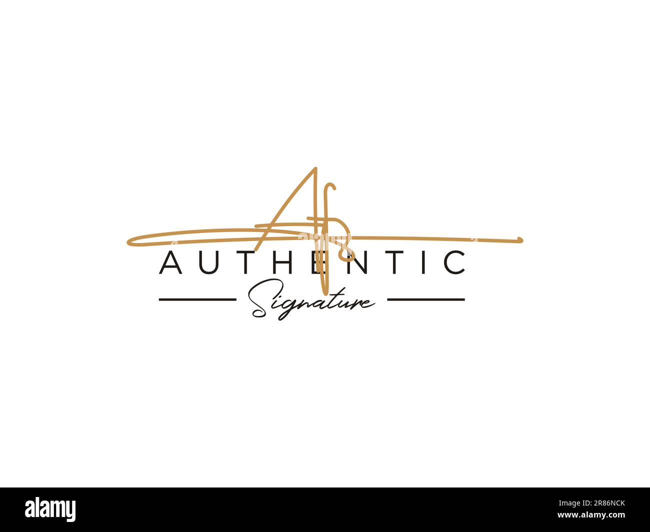 AF Signature Logo Template Vector Stock Vector Image & Art - Alamy